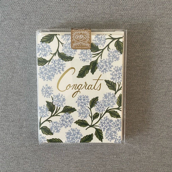 Rifle Paper Co. | Office | Rifle Paper Co Congrats Hydrangea Cards Set ...